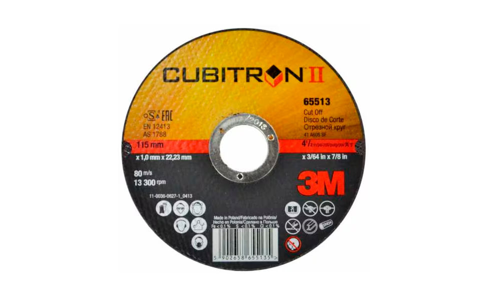 DISCO CORTE CUBITRON II 9" X 3MM CAJA 50 UNID XC991495794 3M ...