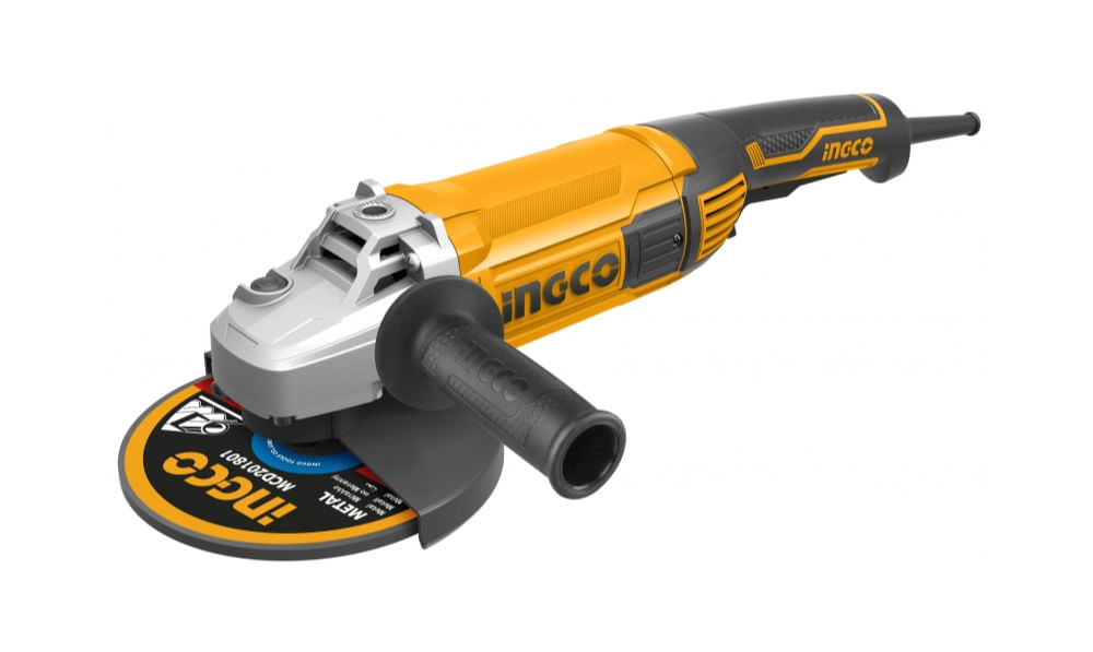 Esmeril Angulaar 2000W Disco 180mm AG200018 INGCO - Ferretería Marsella